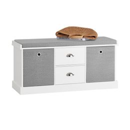 sobuy SCHUHBANK Grau