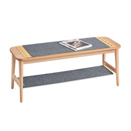sobuy SCHUHREGAL mit Zapfenverbindungen Natur