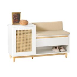 sobuy SCHUHBANK Wei&szlig;