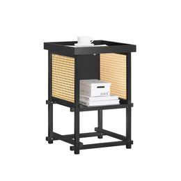 sobuy BEISTELLTISCH Schwarz