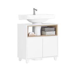 sobuy WASCHBECKENUNTERSCHRANK Wei&szlig; 60cm