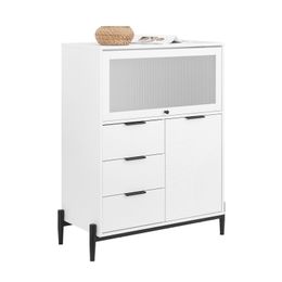 sobuy SIDEBOARD Wei&szlig;
