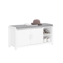 sobuy SCHUHBANK Wei&szlig;