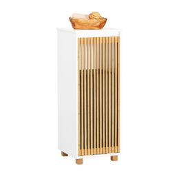 sobuy W&Auml;SCHESCHRANK mit W&auml;schesack Wei&szlig;