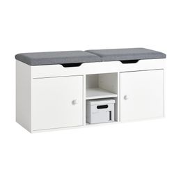 sobuy SCHUHBANK Wei&szlig;
