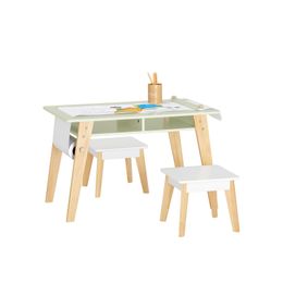sobuy KINDERSITZGRUPPE Wei&szlig;-Gr&uuml;n
