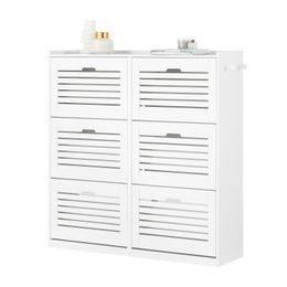 sobuy SCHUHSCHRANK Wei&szlig;