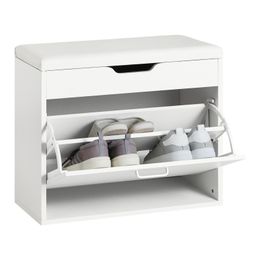 sobuy SCHUHBANK Wei&szlig;
