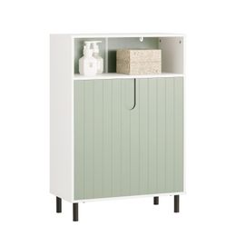 sobuy BADEZIMMERSCHRANK Gr&uuml;n