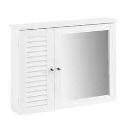 sobuy SPIEGELSCHRANK Wei&szlig;