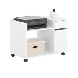 sobuy ROLLCONTAINER Wei&szlig;