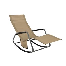 sobuy SONNENLIEGE Khaki