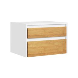 sobuy NACHTTISCH mit 2 Schubladen FBT175-E