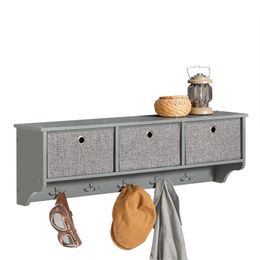 sobuy WANDGARDEROBE Grau