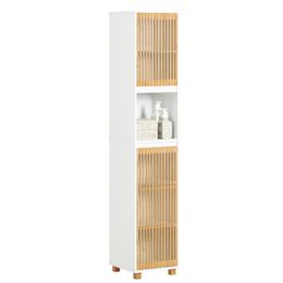 sobuy HOCHSCHRANK Wei&szlig;
