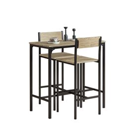 sobuy BARTISCH + 2 x BARST&Uuml;HLE