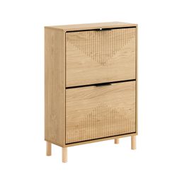 sobuy SCHUHSCHRANK Schmal Natur