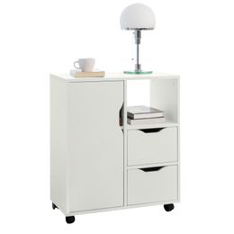 sobuy DRUCKERTISCH Wei&szlig;