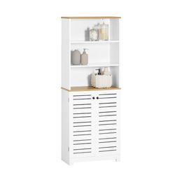 sobuy HOCHSCHRANK Wei&szlig;