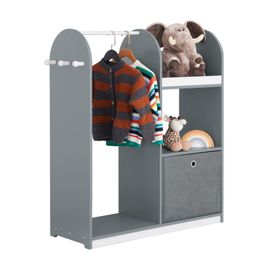 sobuy KINDERGARDEROBE Grau