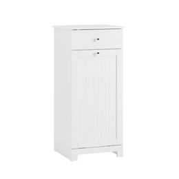 sobuy BADUNTERSCHRANK mit einer Schublade Wei&szlig; 40x38x90cm Funktional