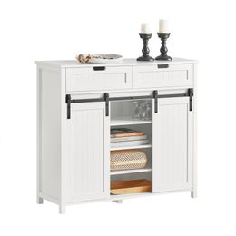 sobuy SIDEBOARD Wei&szlig;