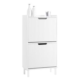 sobuy SCHUHSCHRANK Wei&szlig;