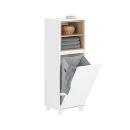 sobuy W&Auml;SCHESCHRANK Wei&szlig;
