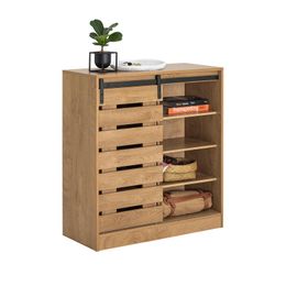 sobuy SCHUHSCHRANK Natur