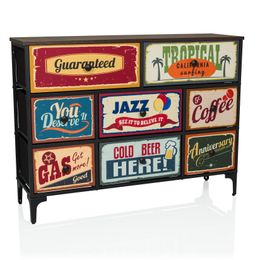 hjh LIVING Kommode AMERIKO B MDF Platte, Melaminbeschichtung