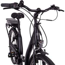 Hawk E-City Comfort E-Bike Damen 26 Zoll 44 cm Wave - Schwarz
