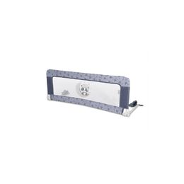 Lorelli Kinder Bettschutzgitter Safety night Gr&ouml;&szlig;e 127 x 45 cm, faltbar, Tasche blau grau