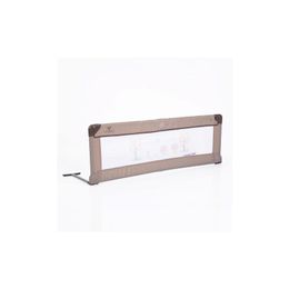 Cangaroo Bettschutzgitter, Bettgitter 130 x 43,5 cm f&uuml;r zuhause und unterwegs beige