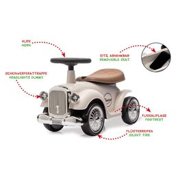 Jamara Rutscher Classic Car wei&szlig;
