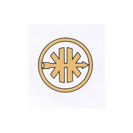 Aufkleber schwarz/gold 3,5cm f&uuml;r Kreidler