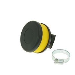 Luftfilter Flat Foam gelb 28-35mm abgewinkelt