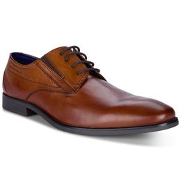 Herren Gro&szlig;e Gr&ouml;&szlig;en | Bugatti Business Schn&uuml;rschuh mit Wechselfu&szlig;bett Farbe cognac Gr&ouml;&szlig;e: EU45