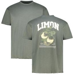 Herren Gro&szlig;e Gr&ouml;&szlig;en | North T-Shirt mit R&uuml;ckenprint Farbe gr&uuml;n Gr&ouml;&szlig;e: 8XL