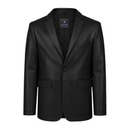 Lederjacke FELIX HARDY "Lederblazer", Herren, Gr. M, schwarz, 100% Lammleder, Jacken
