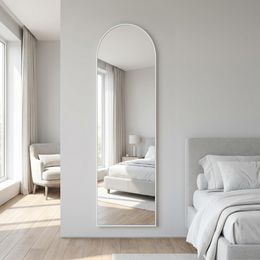 Spiegel OTTO HOME "Standspiegel Addrik, wahlweise in 2 Gr&ouml;&szlig;en 150x40cm oder 180x60cm", wei&szlig;, B:40cm H:150cm T:2,7cm, Sicherheitsglas, Spiegel, Ganzk&ouml;rperspiegel mit Sicherheitsglas, in verschiedenen Farben