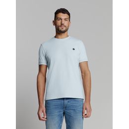 T-Shirt NO EXCESS "NO EXCESS Crewneck T-Shirt", Herren, Gr. L, blau (hellblau), 100% Baumwolle, Shirts T-Shirt
