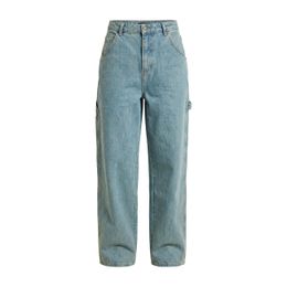 Bequeme Jeans DEF "DEF DEF Straight Fit Jeans", Damen, Gr. XS, US-Gr&ouml;&szlig;en, blau (vintage blau), 100% Baumwolle, unifarben, Jeans