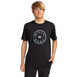 T-Shirt Billabong "Rotor", Herren, Gr. L, schwarz, Obermaterial: 100% Baumwolle., Shirts T-Shirt