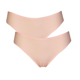 String After Eden "UNLIMITED", Damen, light pink, Obermaterial: 82% Polyamid, 18% Elasthan, clean, k&ouml;rpernah, Unterhosen String, nahtloser Schnitt, basic, bequem, eng, weich, elastisch