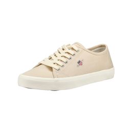 Sneaker Gant "Gant Sneaker Textil", Damen, Gr. 38, sand, Textil, Schuhe Sneaker