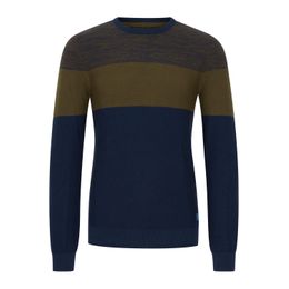 Strickfleece-Pullover Blend "Strickpullover BHNapinoa", Herren, Gr. XXL, gr&uuml;n (military olive), Obermaterial: 100% Baumwolle CO., Pullover