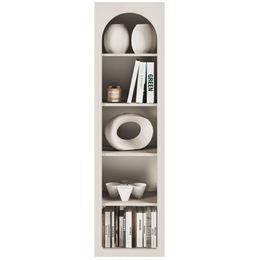 Selsey Standregal, Kaschmir, Holzwerkstoff, 5 F&auml;cher, Rechteckig, 50x180x33 cm, Wohnzimmer, Regale, B&uuml;cherregale