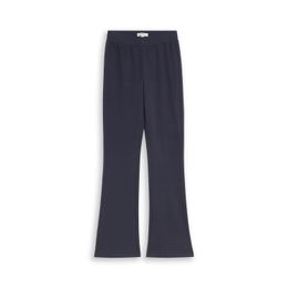 Tom Tailor M&auml;dchen Flared Leggings, blau, Uni, Gr. 170