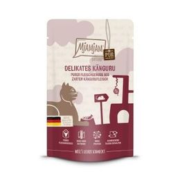 MjAMjAM Nassfutter Katze Adult, Quetschie Purer Fleischgenuss, K&auml;nguru 12x125 g