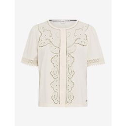 Brax Damen Bluse Style CELINA S soft ecru, cremewei&szlig;, Gr. 32